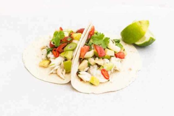 Grilled Fish Tacos with Guava Salsa | Recipes From A Pantry