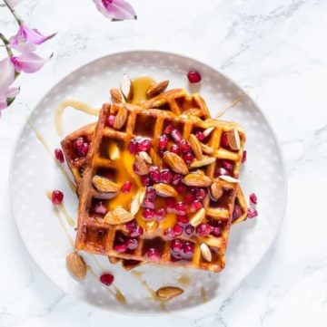 Coconut Mango Waffles – West African Flavours - Recipes From A Pantry