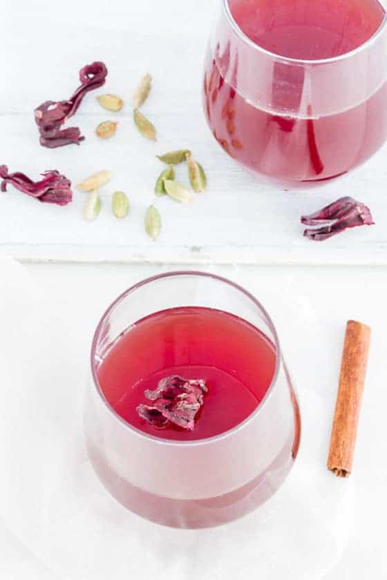 Hibiscus Pomegranate Mulled Tea - West African Flavours - Recipes From ...