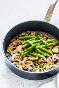 Mushroom Asparagus Pasta - Recipes From A Pantry