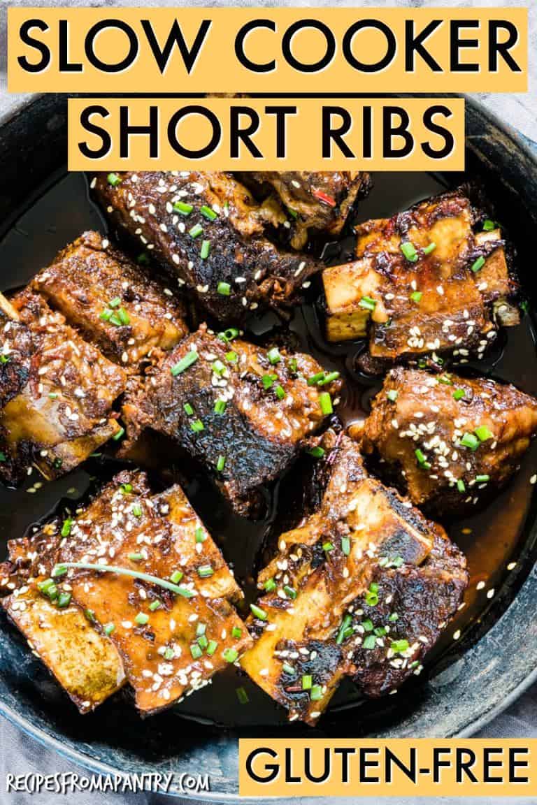 Easy Korean Slow Cooker Short Ribs - Recipes From A Pantry
