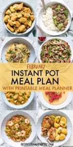 February Instant Pot Meal Plan | Recipes From A Pantry