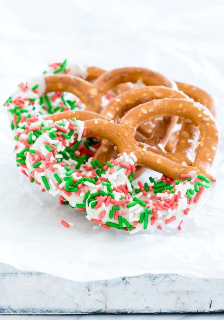 White Chocolate Covered Pretzels | Recipes From A Pantry