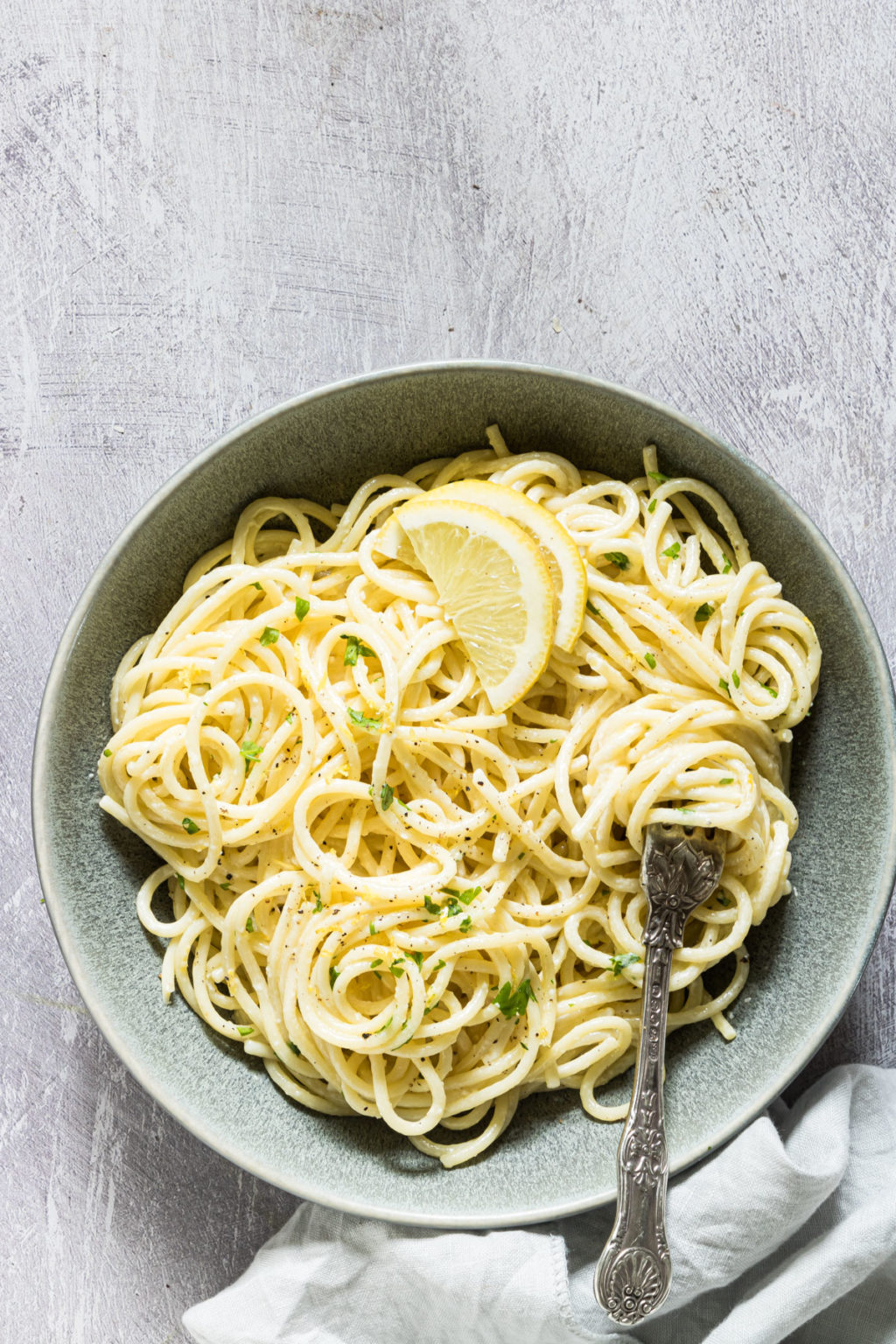15 Minutes Lemon Pasta & Instant Pot Lemon Pasta