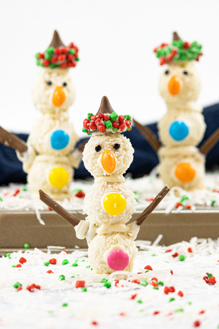 Raffaello Snowmen - Recipes From A Pantry