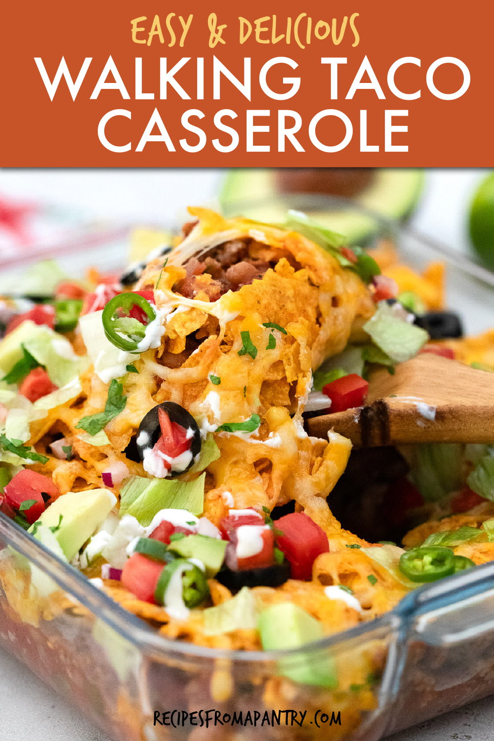 Walking Taco Casserole - Recipes From A Pantry