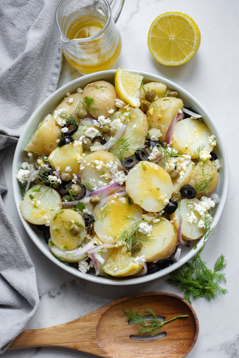 Greek Potato Salad - Recipes From A Pantry