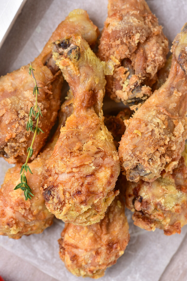 Fried Chicken Legs - Recipes From A Pantry