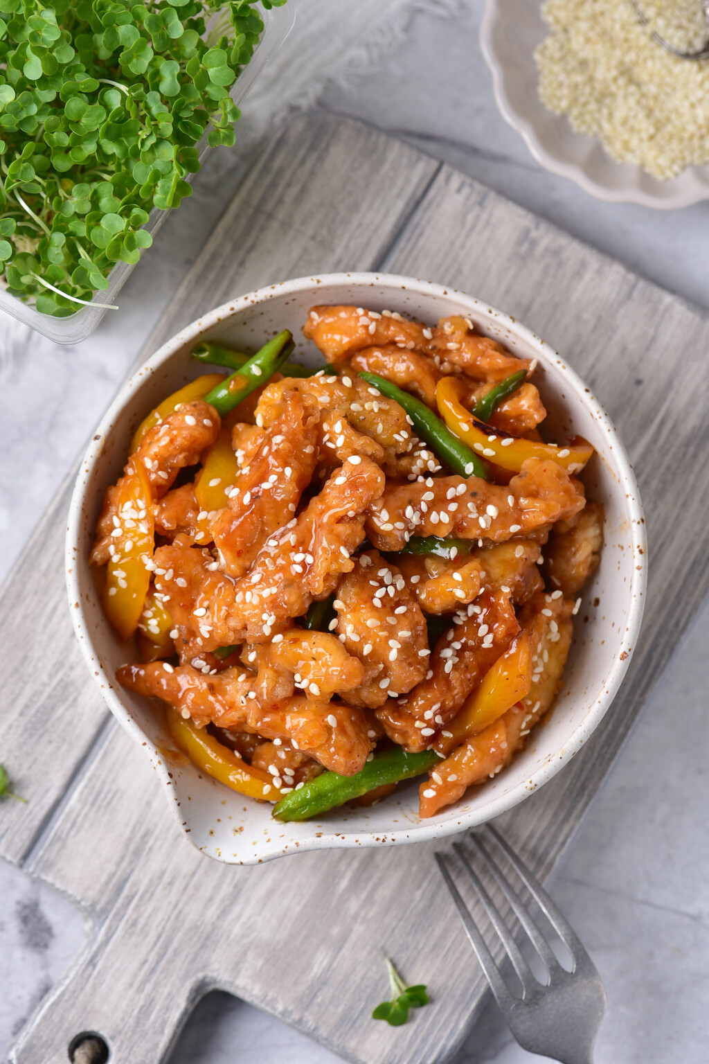 Honey Sesame Chicken (Panda Express Copycat) - Recipes From A Pantry