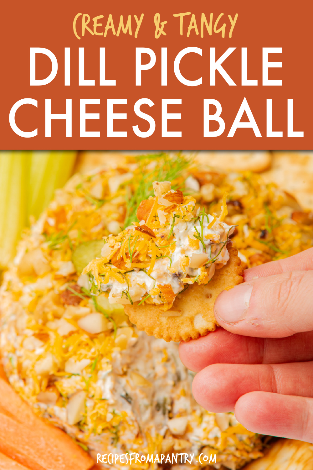 Dill Pickle Cheese Ball - Recipes From A Pantry