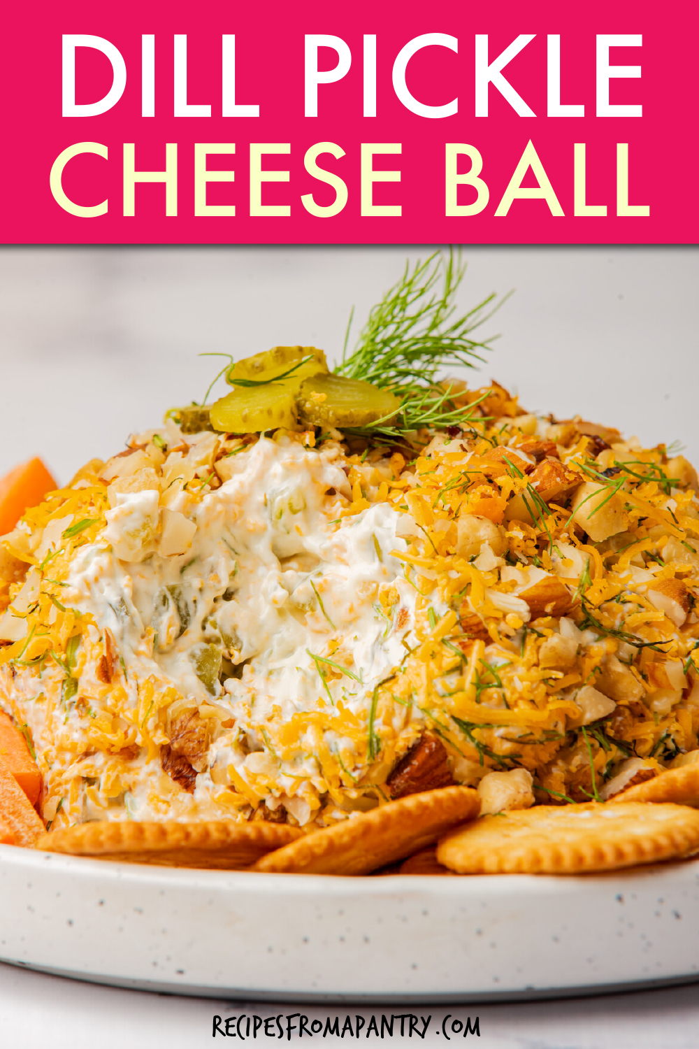 Dill Pickle Cheese Ball - Recipes From A Pantry
