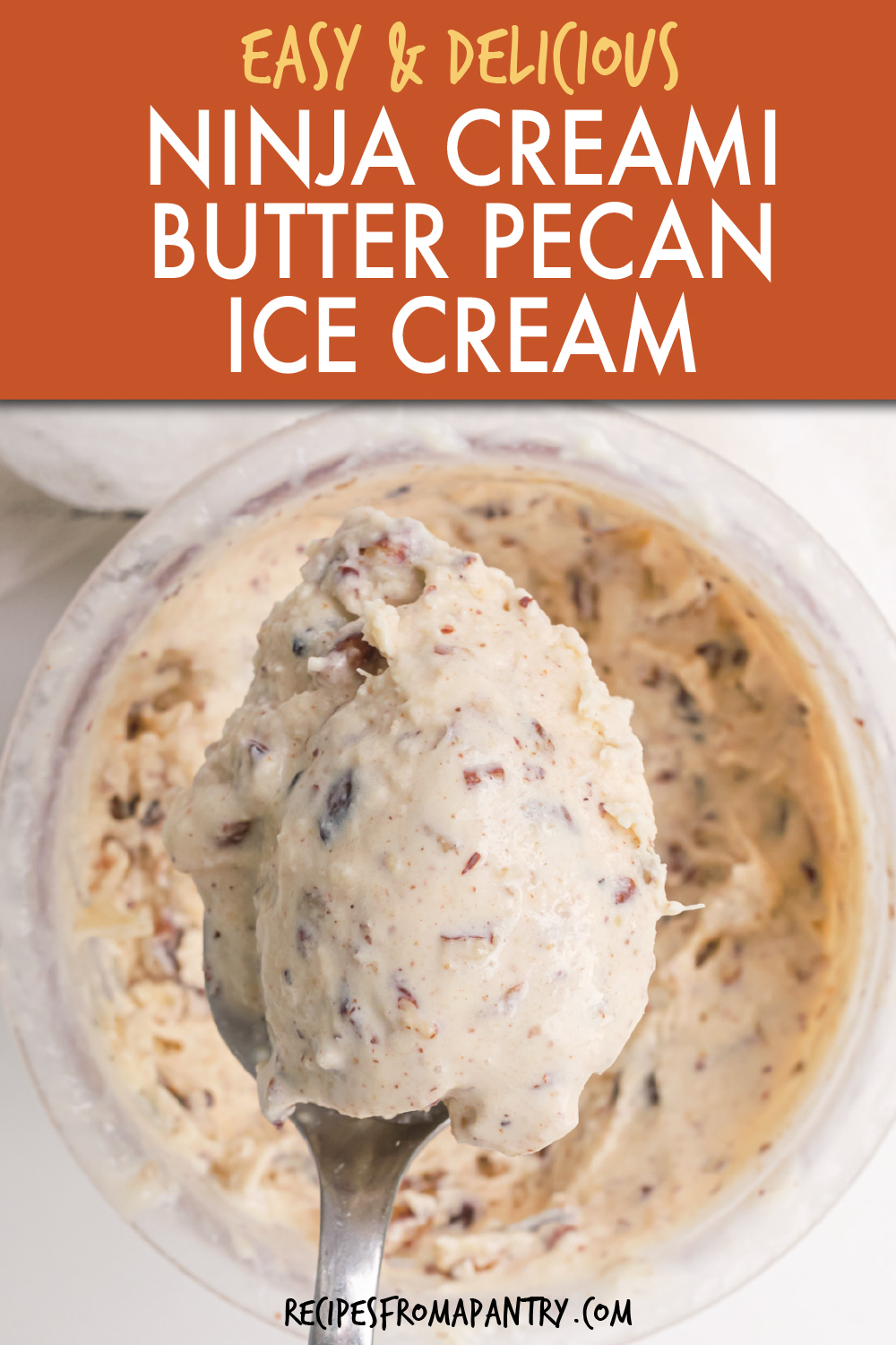 Ninja Creami Butter Pecan Ice Cream - Recipes From A Pantry