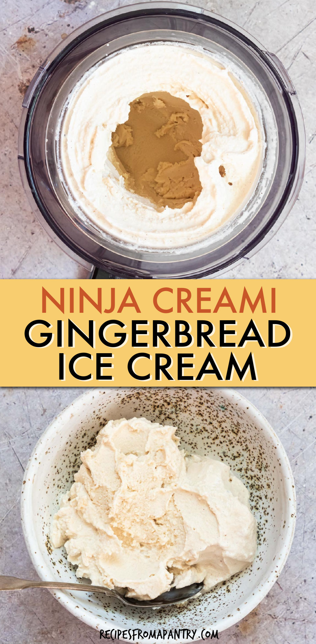 Ninja Creami Gingerbread Ice Cream Recipe - Recipes From A Pantry