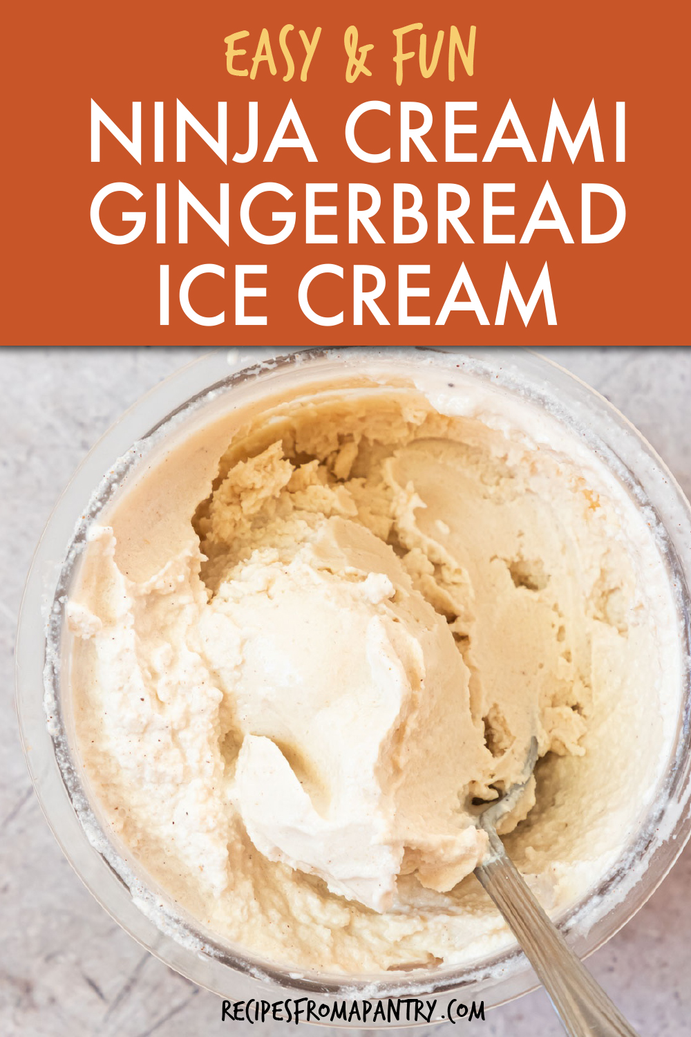 Ninja Creami Gingerbread Ice Cream Recipe - Recipes From A Pantry
