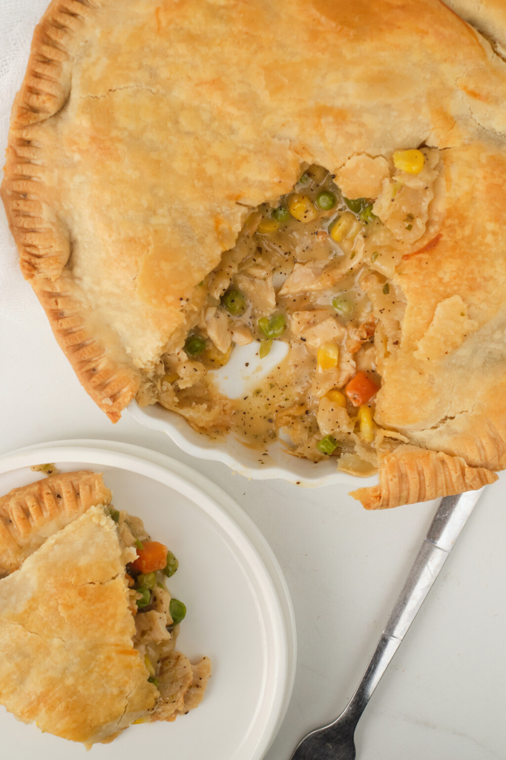 Leftover Turkey Pot Pie - Recipes From A Pantry