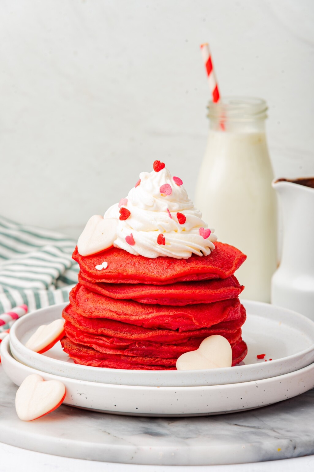 Red Velvet Pancakes - Recipes From A Pantry