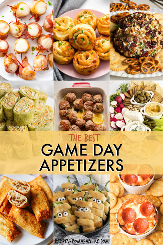 50 Easy Game Day Appetizers and Finger Foods - Recipes From A Pantry