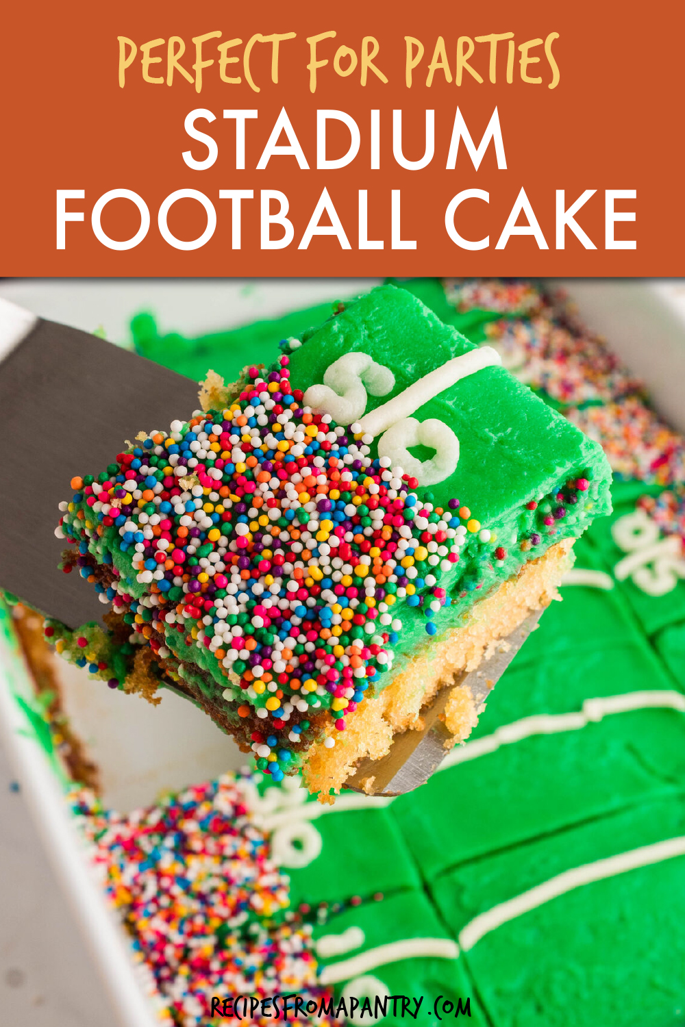 Football Stadium Cake - Recipes From A Pantry