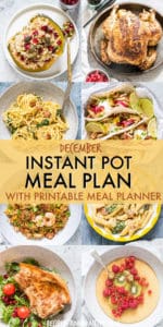 December Instant Pot Meal Plan | Recipes From A Pantry